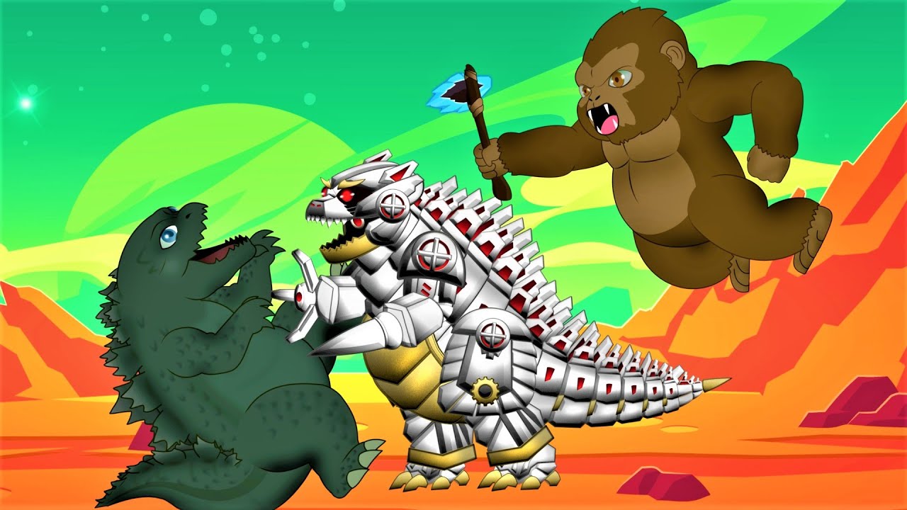 Baby Godzilla, Kong vs. Mecha Godzilla – Animation 4 Trailer 4K - YouTube