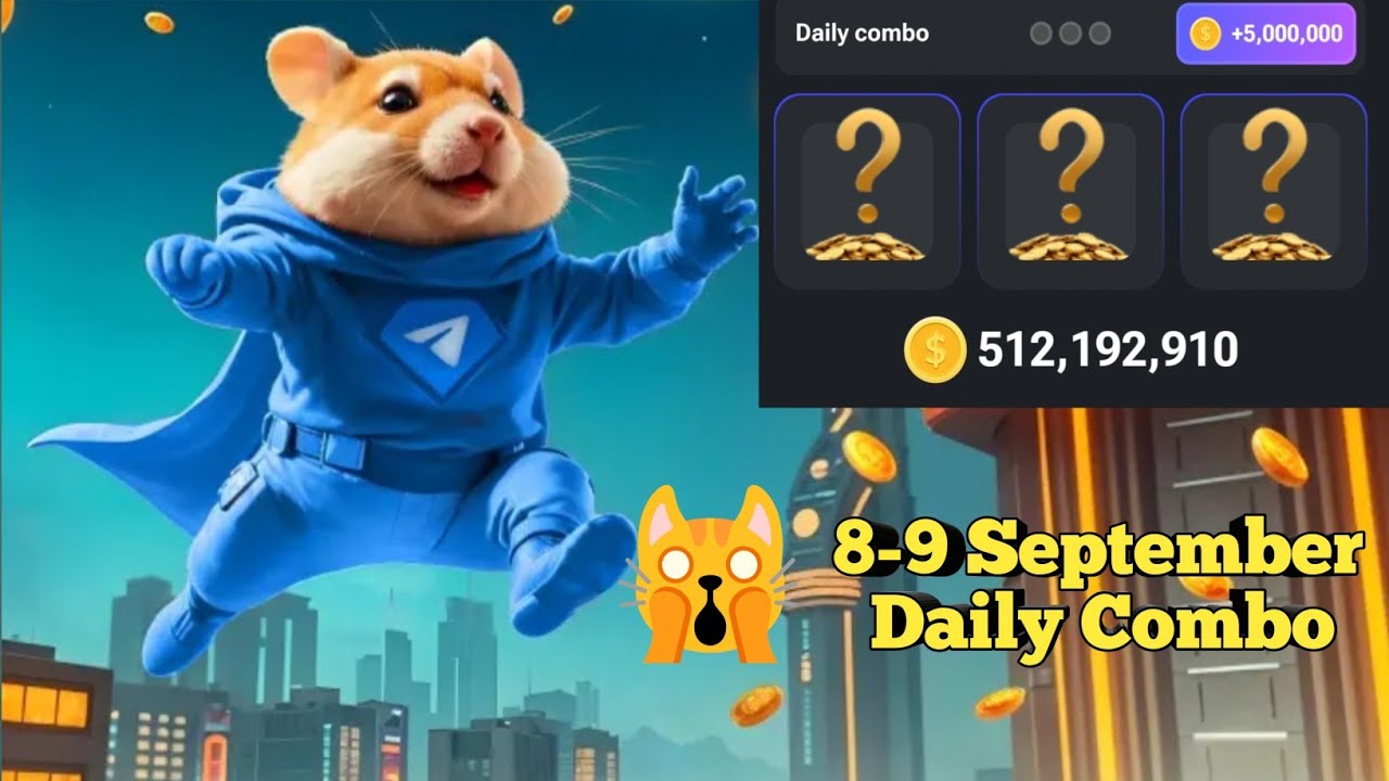 Hamster Kombat Daily Combo 9 September | 8th to 9 September | Hamster ...