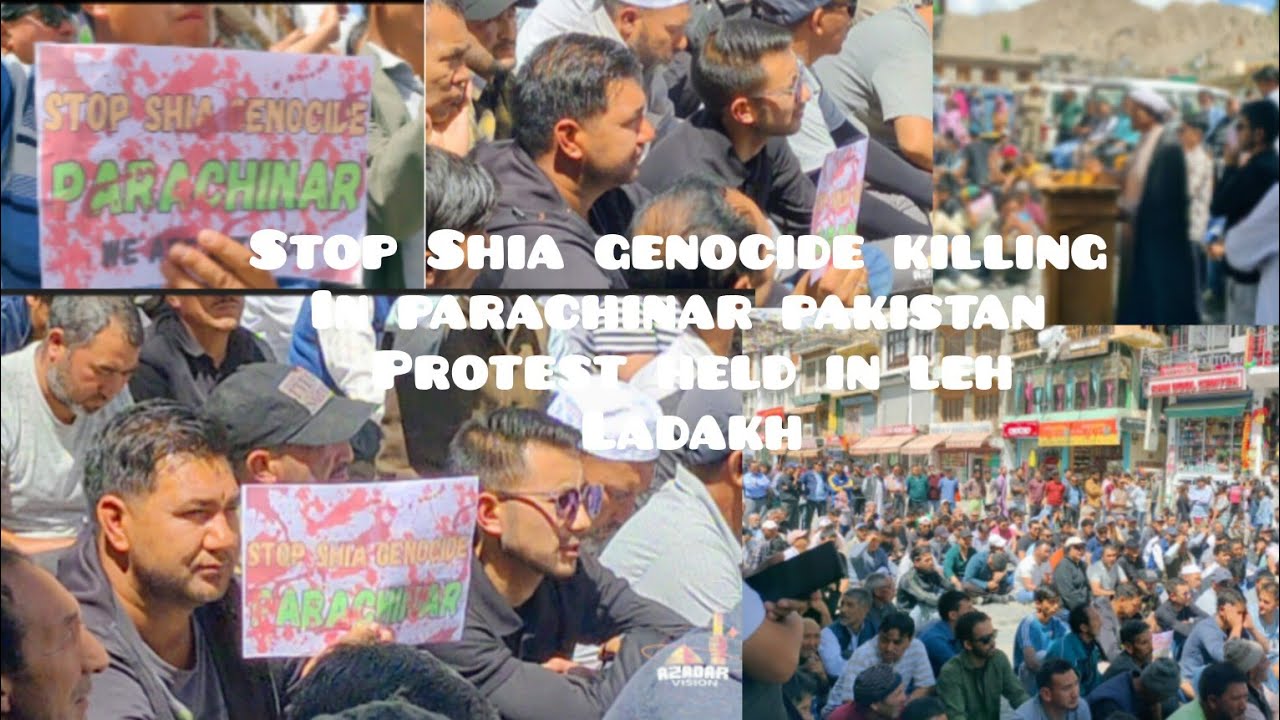 Protest against Shia killing in parachinar pakistan //shown solidarity ...