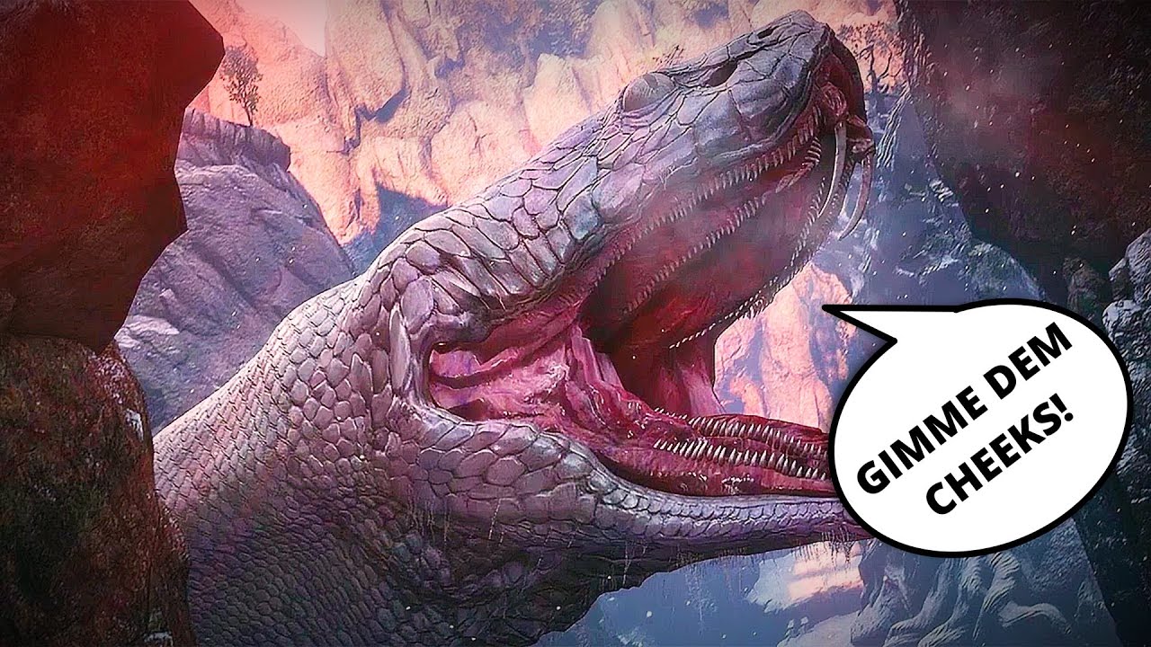 RUNNING FROM A GIRTHY SNAKE - YouTube