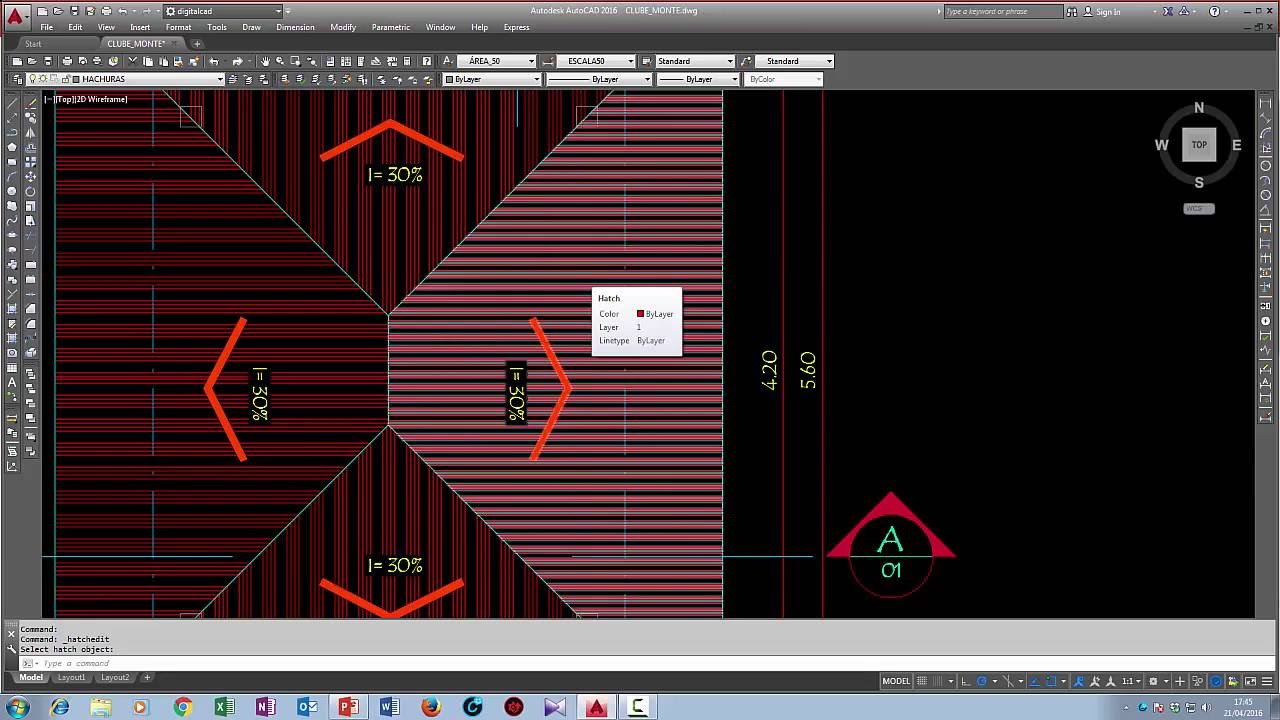 Como Editar hachura No Autocad - YouTube