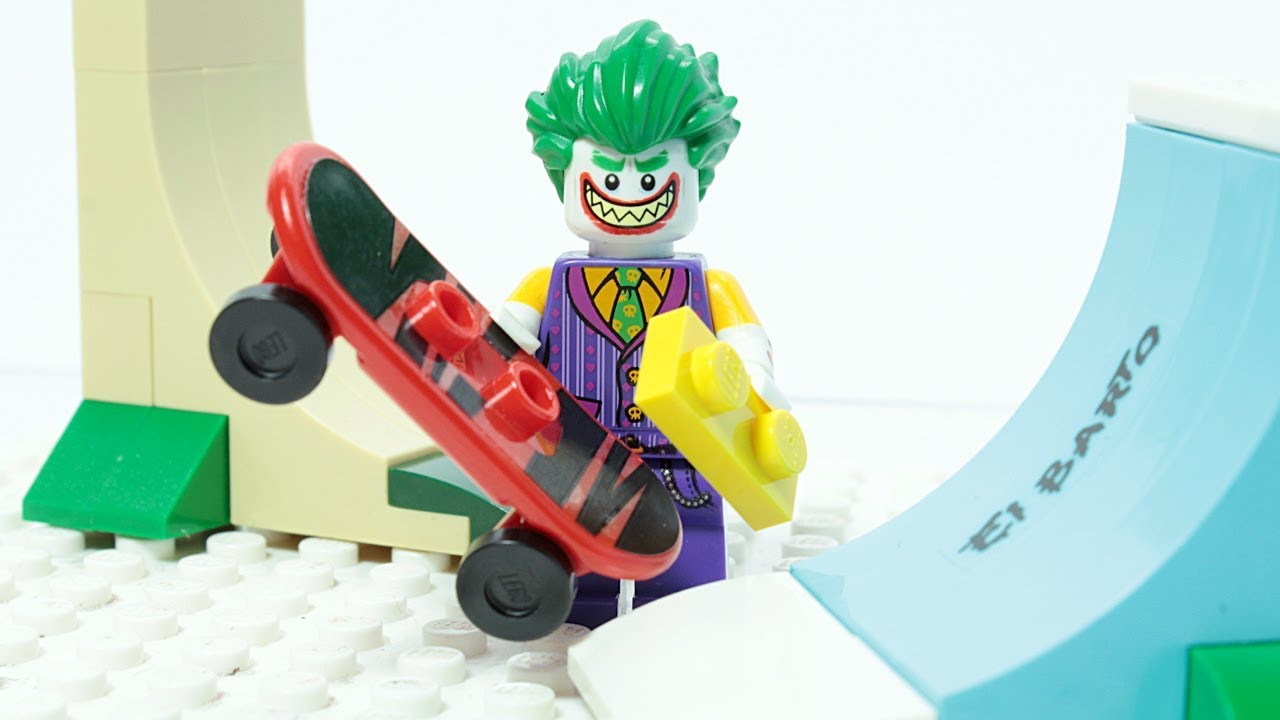 Lego Joker Brick Building Skate Park Superheroes Animation - YouTube