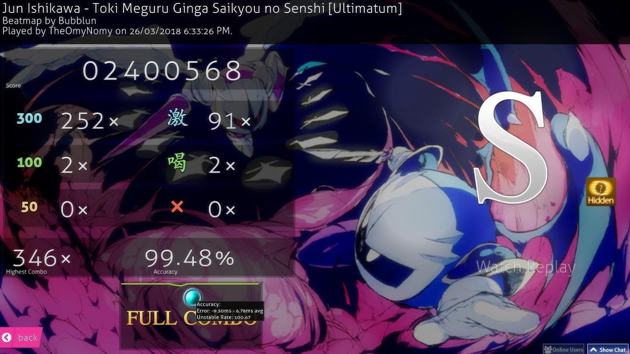 osu! - Jun Ishikawa - Toki Meguru Ginga Saikyou no Senshi [Ultimatum ...