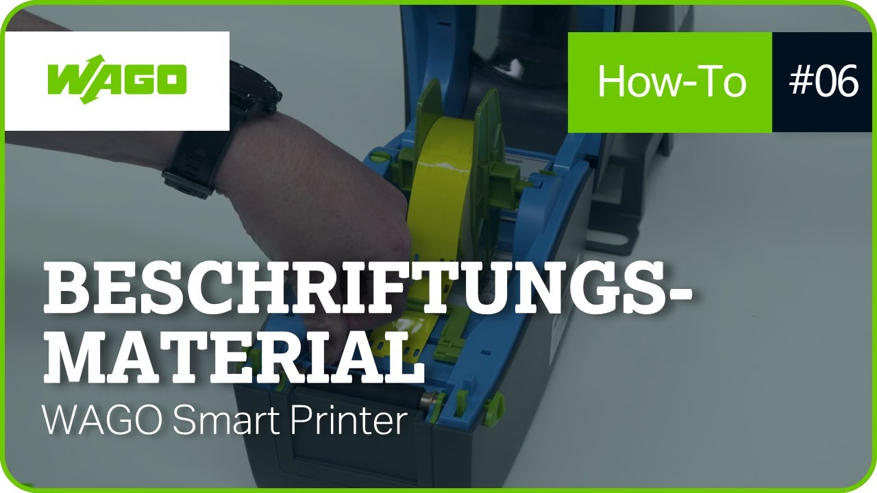 6 | Verwendung Beschriftungsmaterial | WAGO Thermotransferdrucker Smart ...
