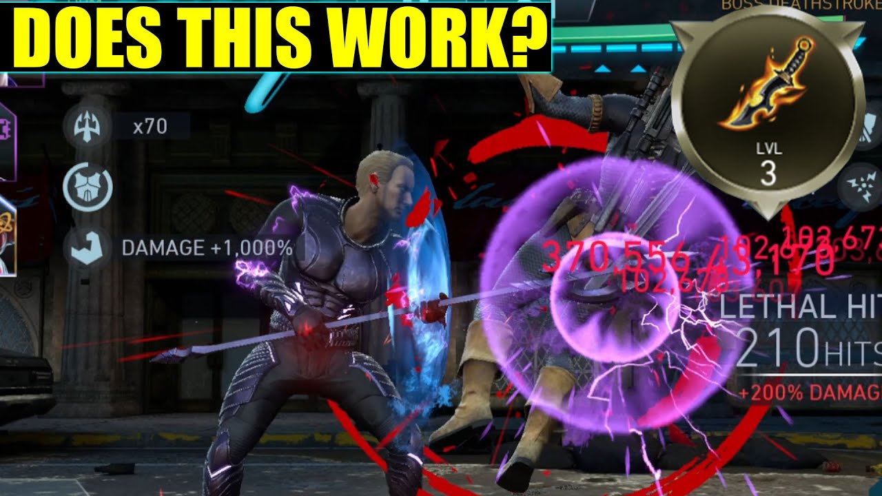 I Tried Kamidogu Dagger ORM Injustice 2 Mobile - YouTube