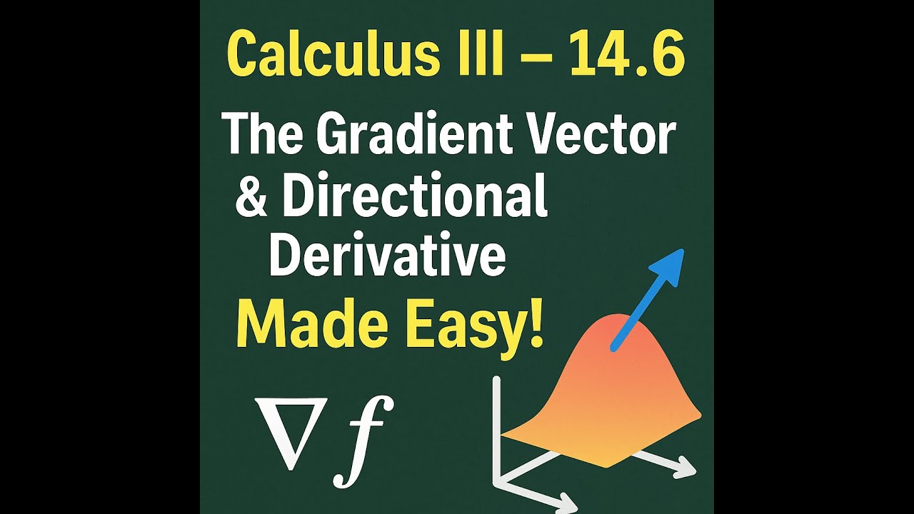 Calculus III – Module 3- 14.6 | Gradient Vector & Directional ...