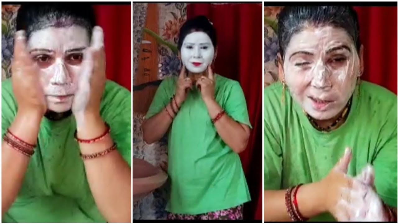creamy face wash video hand to rub all over face also less water more ...