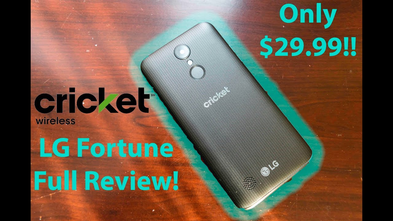 LG Fortune Full Review - Cricket Wireless - YouTube