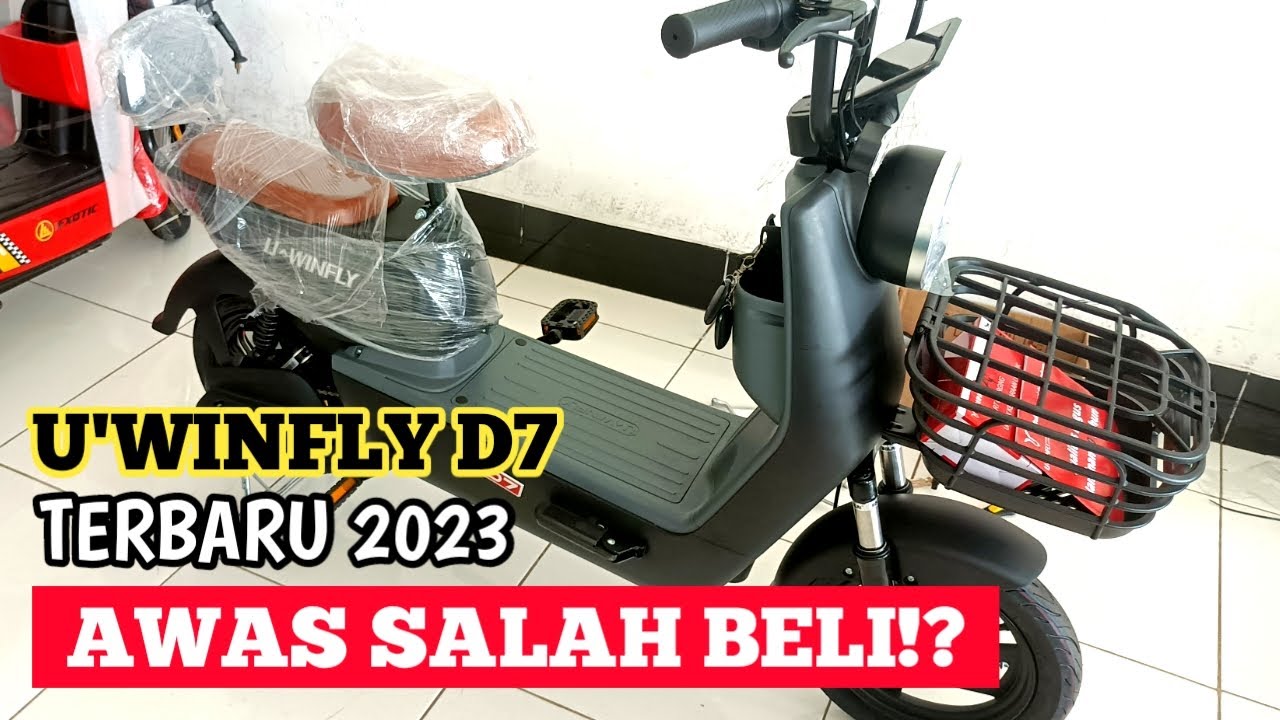 U'WINFLY D7 | REVIEW TERBARU SEPEDA LISTRIK 2023 - YouTube