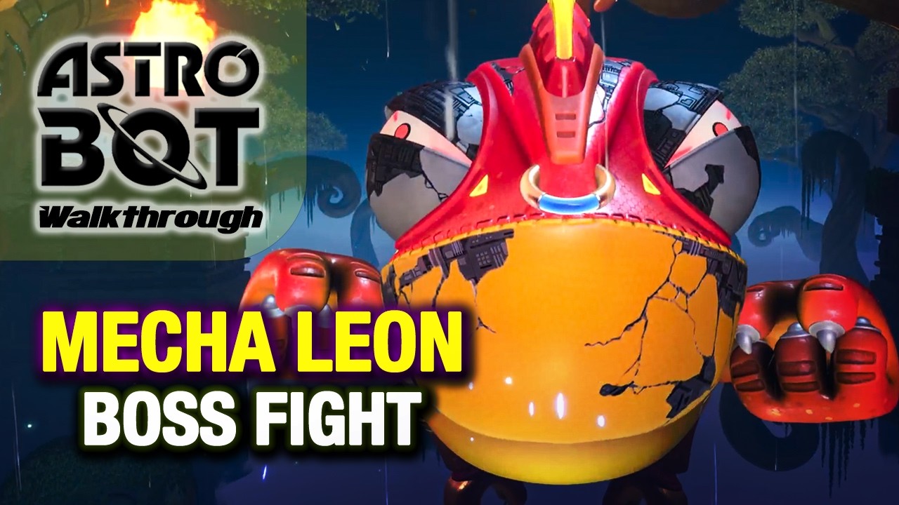 Mecha Leon BOSS FIGHT Walkthrough & Strategy (Astro Bot Guide) - YouTube
