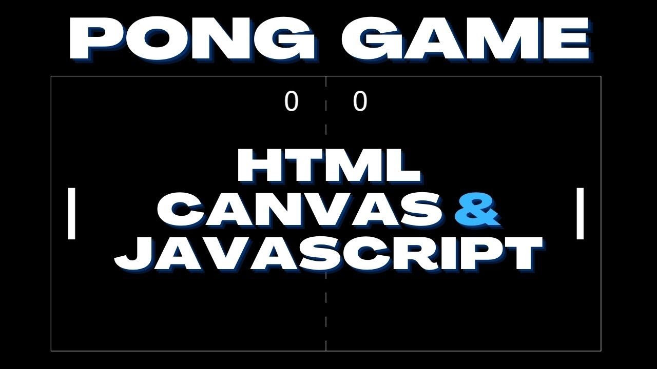🔴 Coder Pong En Html Canvas Et Javascript Code Source En Description 3891