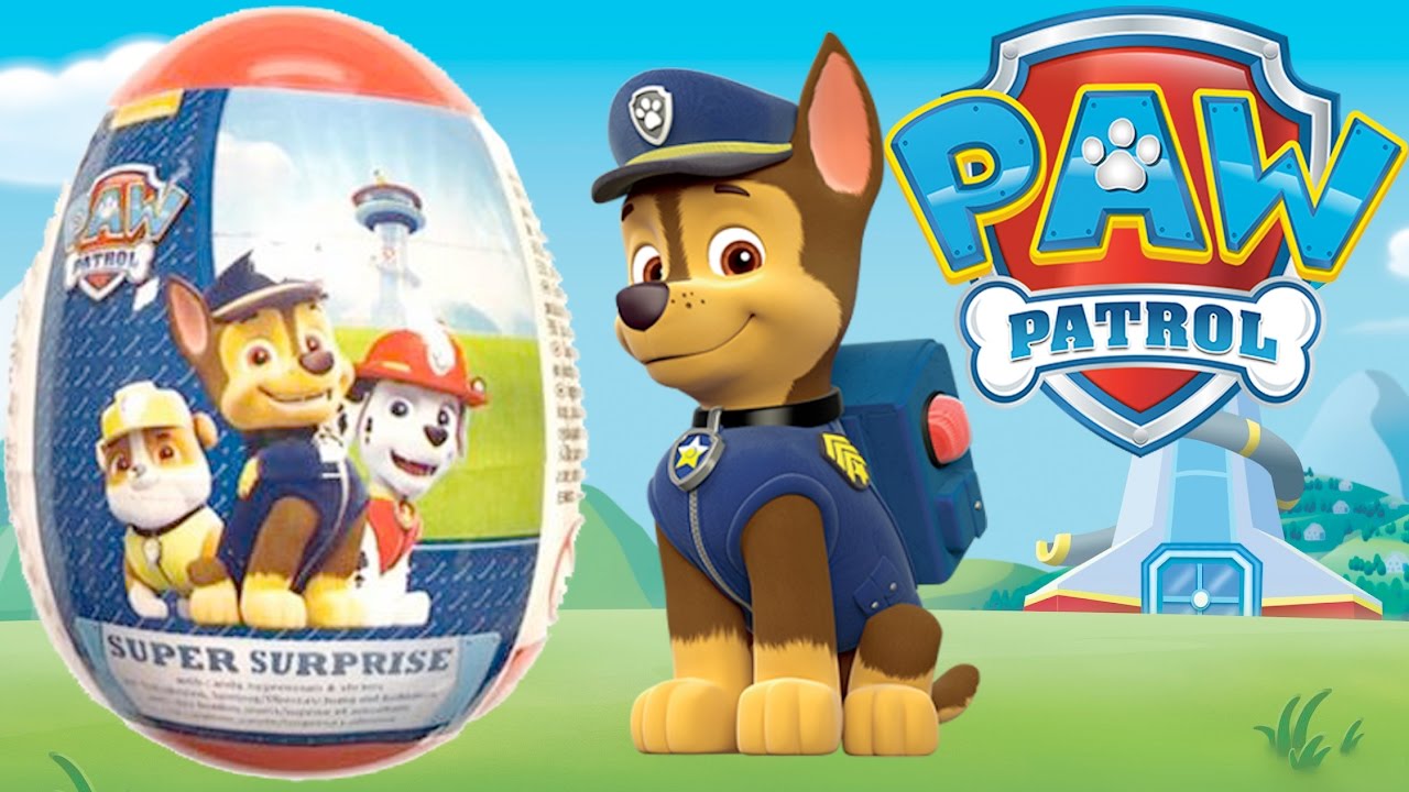 PAW PATROL Eggs KINDER Surprise - Movie for kids episode 1 - YouTube