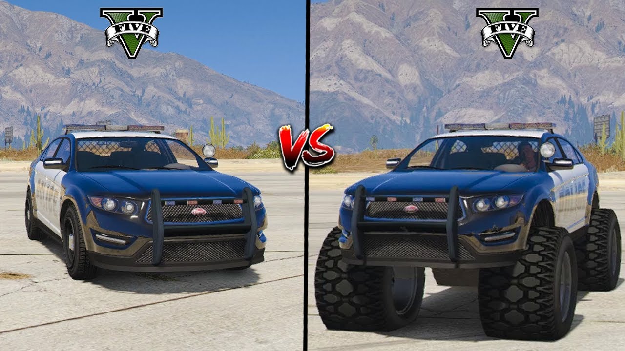 Gta 5 Normal Police Car Vs Gta 5 Monster Police Car - Which Is Best ...