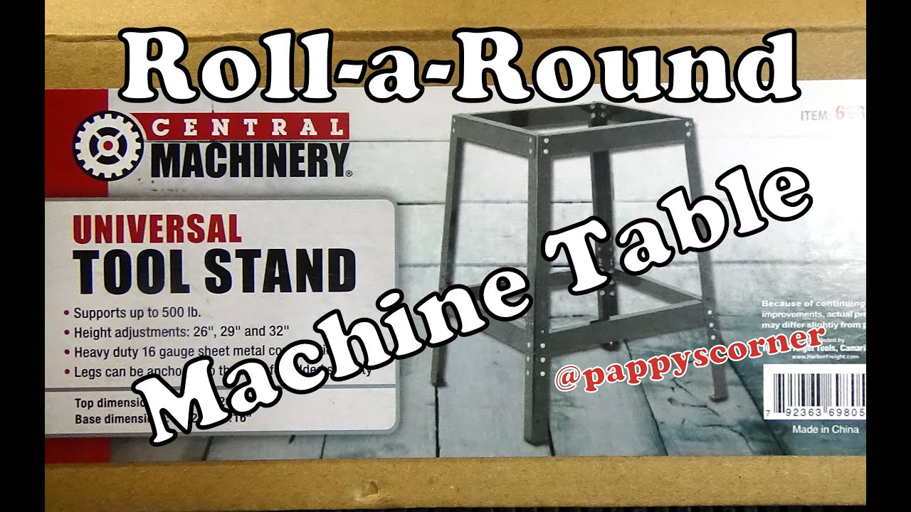 Machine Table on Wheels - YouTube