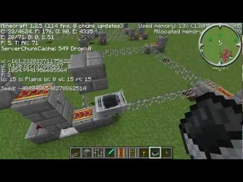 Minecraft: Minecraft Monorail (Fully Functional) - YouTube