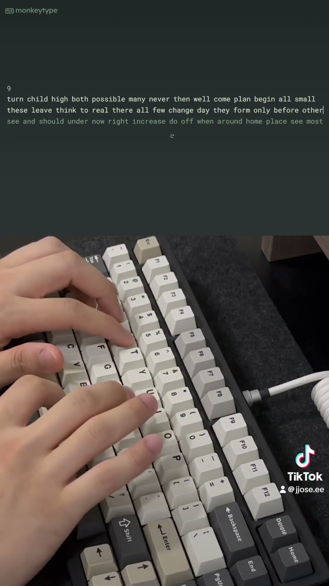 Keyboard ASMR type test. #Rainy75 #typing - YouTube