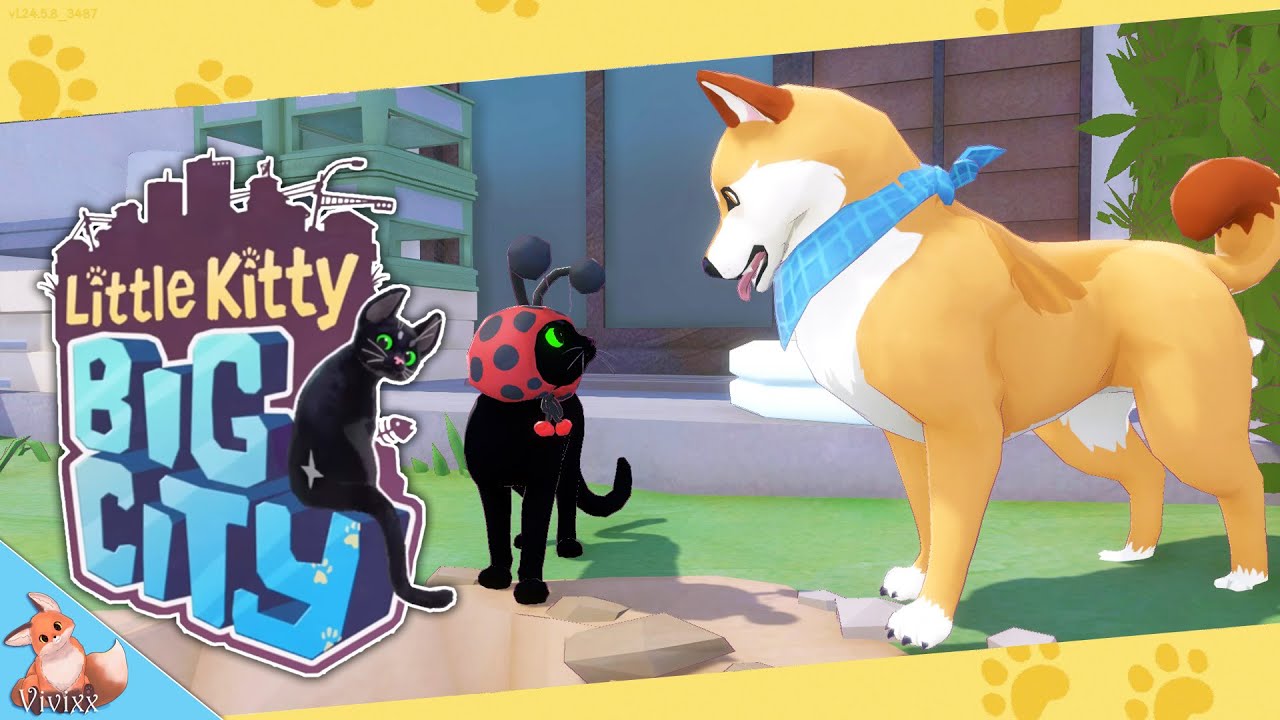 BIG POTATO meets small potato in LITTLE KITTY BIG CITY! - YouTube