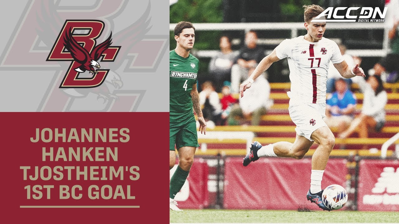 Boston College's Johannes Hanken Tjostheim's First Goal Was Nasty - YouTube