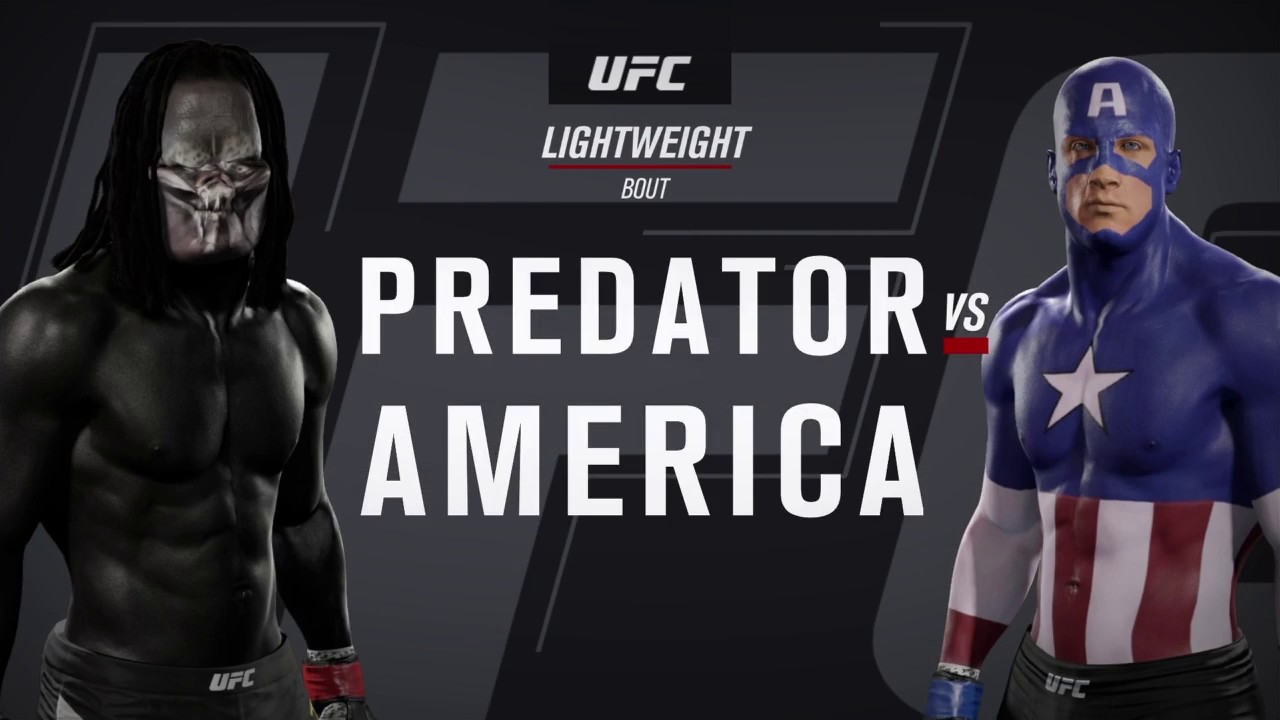 Predator vs. Captain America (EA Sports UFC 2) - Crazy UFC 👊🤪 - YouTube