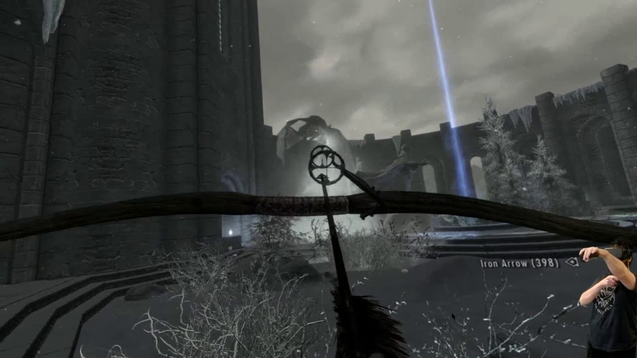 Skyrim on oculus quest via virtual desktop Winterhold Mages Guild ...