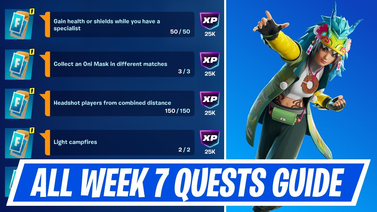 Fortnite Complete Week 7 Quests - How to EASILY Complete Week 7 ...