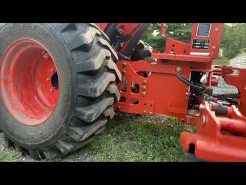 Kubota compatible backhoe BH7 hookup to L-series subframe on and test ...