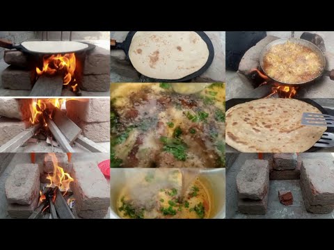Cooking without Gas l Village Style Cooking l how to make roti without ...