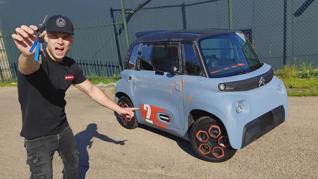 Bought a Wrecked Citroen Ami to Restore and Customize! - YouTube