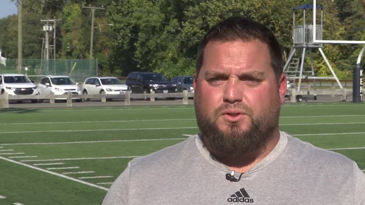 Kent School football head coach brings NFL experience - YouTube