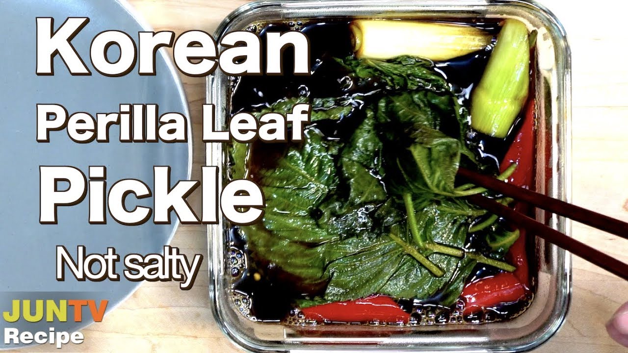 [Eng Sub] Nature flavored Perilla leaves Pickle, Experience mild and ...