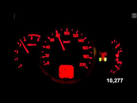 Mistubishi L200 (without load) Acceleration 0-100 km/h (Measured by Racelogic)
