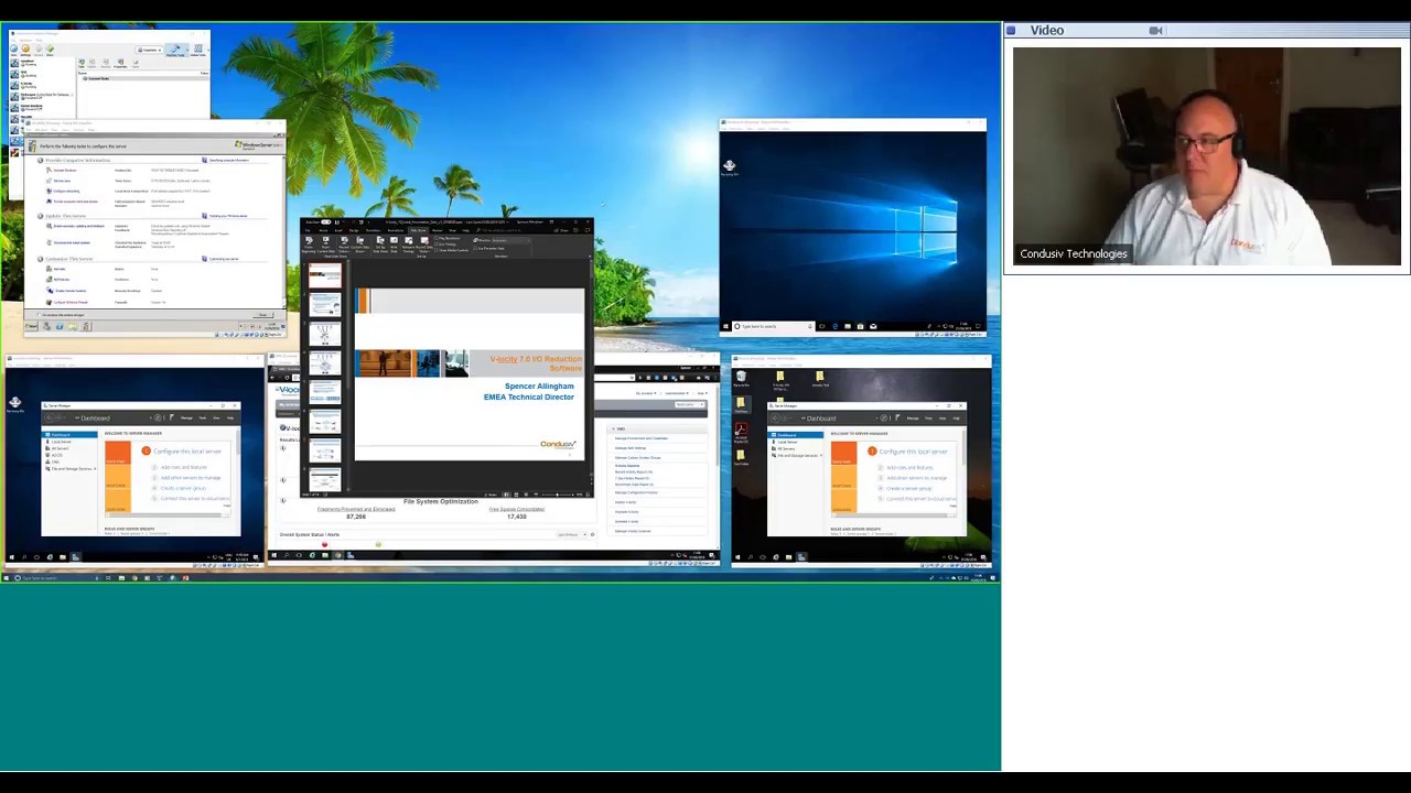 Live demo of Diskeeper 18 and V-locity 7 from Condusiv Technologies ...