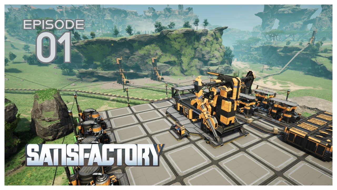 Progression is very...Satisfactory | Satisfactory - Episode 1 - YouTube