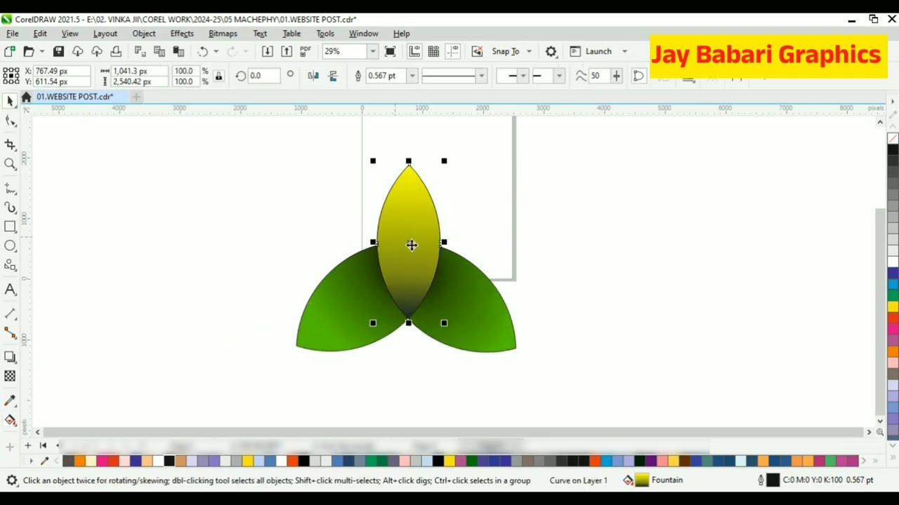 How To Create a Deep Design In Coreldraw/Graphic Design Tutorials For ...