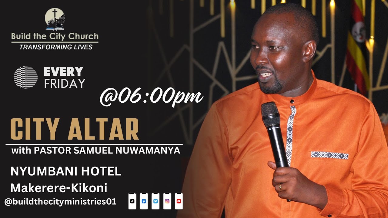 01.11.2024 THE CITY ALTAR LIVE AT NYUMBANI HOTEL MAKERERE-KIKONI WITH ...