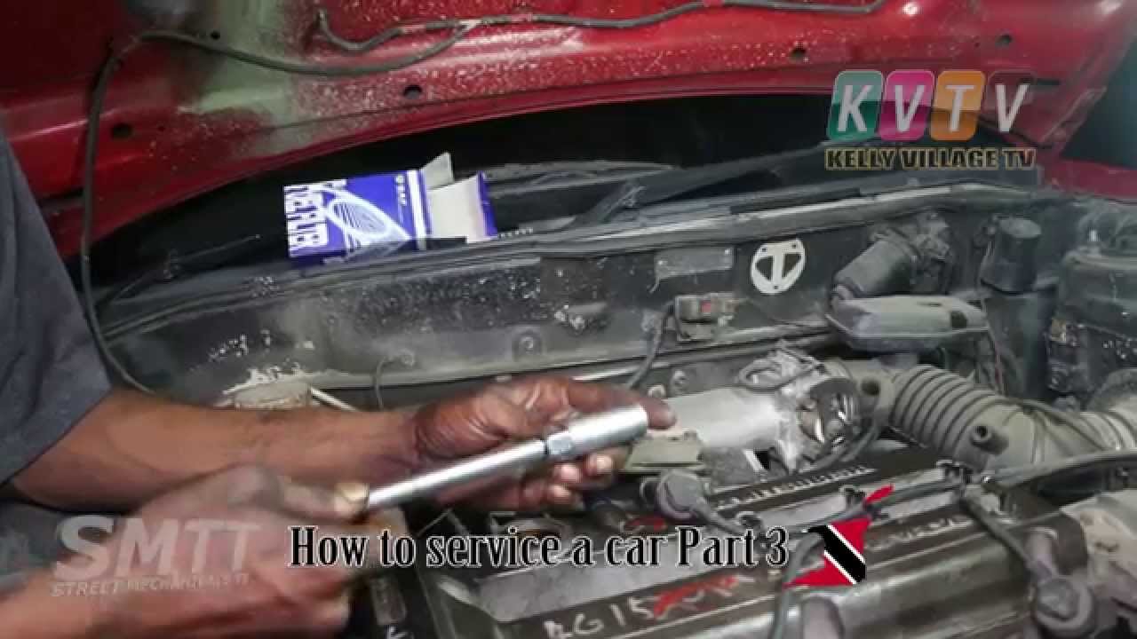 How to service a car - Changing spark plugs - YouTube