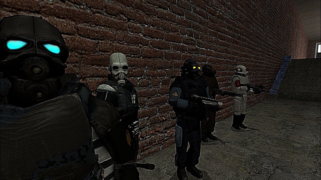 Garry's Mod (HL2) - COMBINE VS ZOMBIE - YouTube