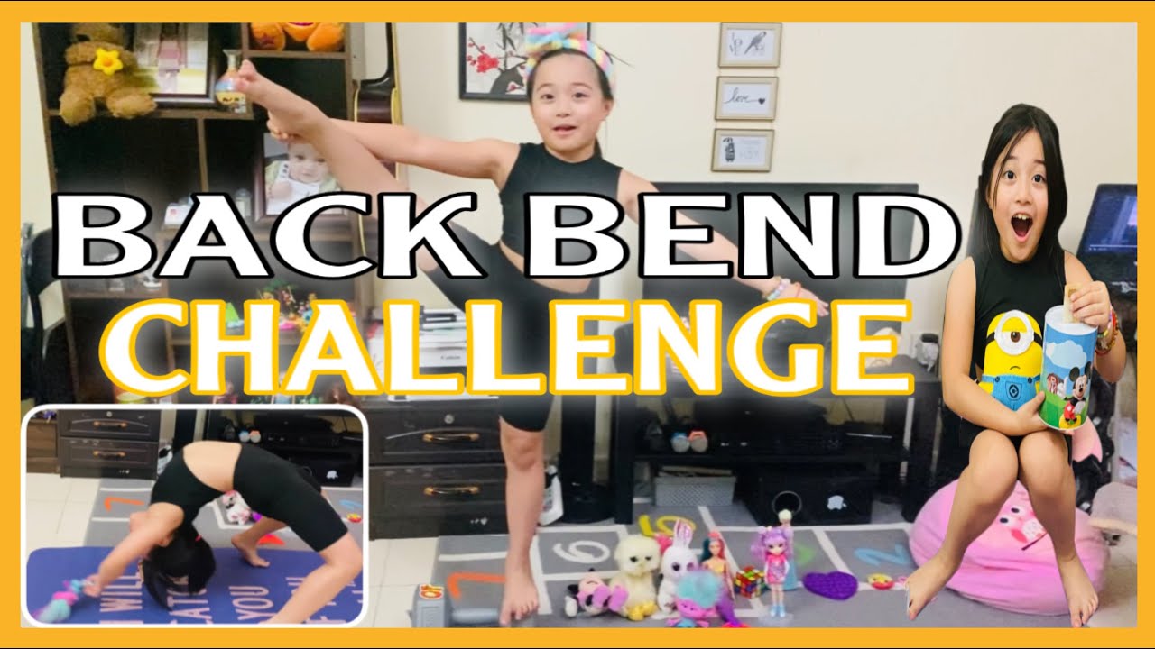 BACK BEND CHALLENGE! | Alexie Zarah Vlogs - YouTube