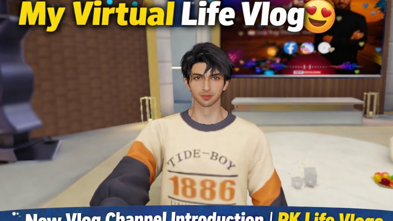 “My Virtual Life Vlog 😍 | New Blog Channel Introduction | RK Life Vlogs ...