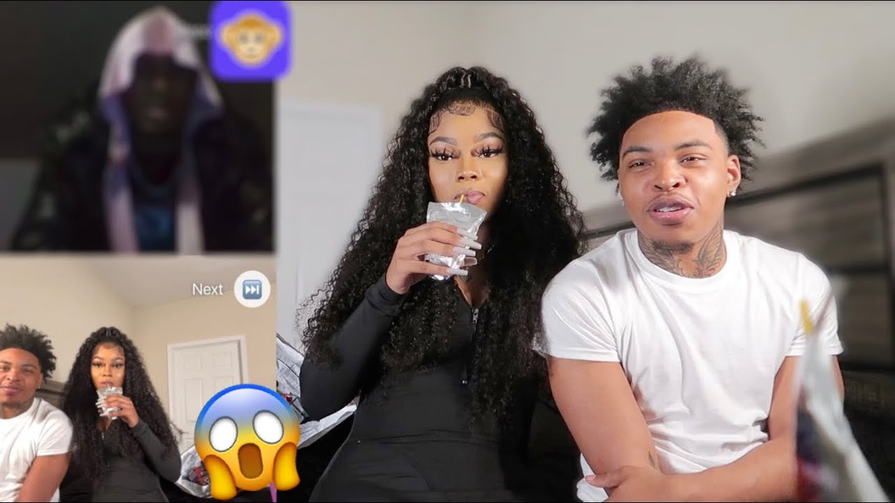 FLIRTING ON THE MONKEY APP BUT W MY G@Y BROTHER @Atltayh 😂🤦🏽‍♀️ *MUST ...
