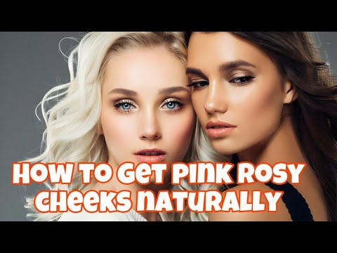 How To Get Pink Rosy Cheeks Naturally - YouTube