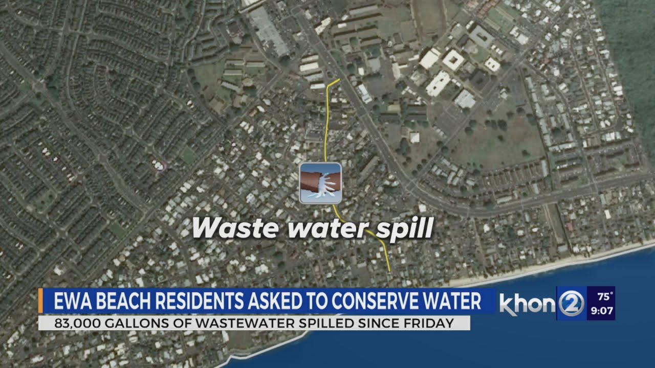 Ewa beach residents asked to conserve water - YouTube