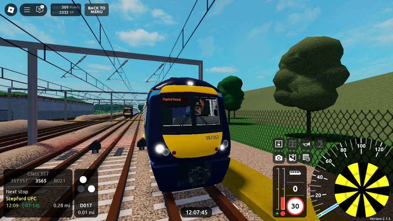Class 357 connect R021 Stepford UFC to Stepford Central - YouTube