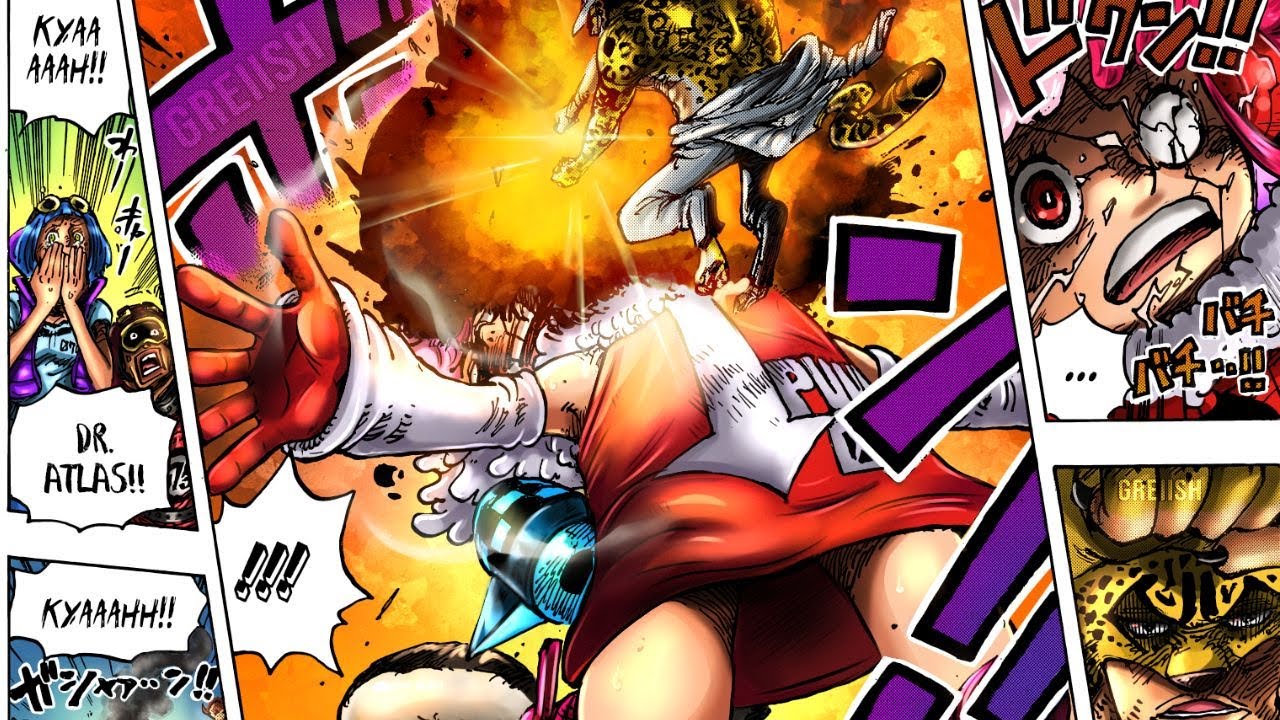 OP - One Piece 1068 Part 5 ATLAS VS ROB LUCCI - YouTube