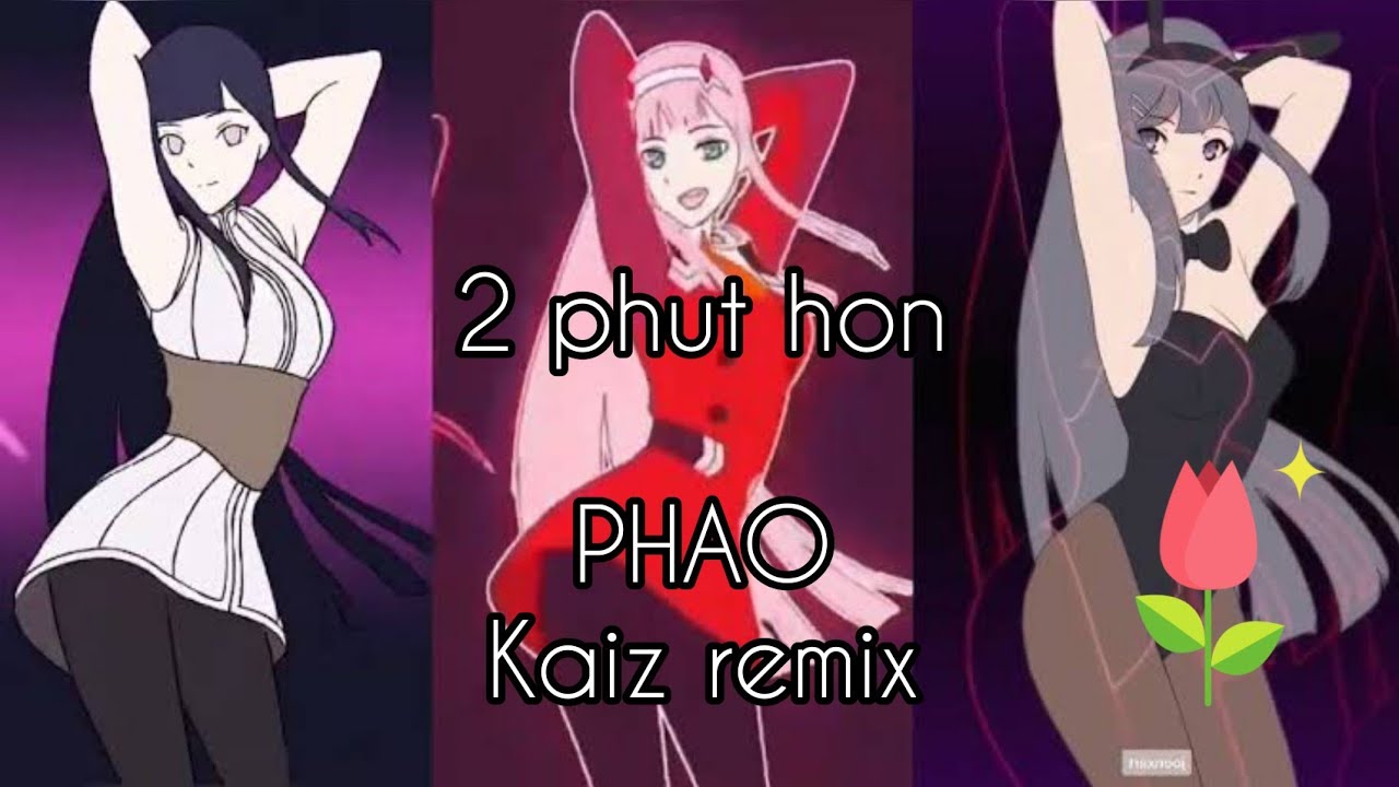 PHAO - 2 phut hon TIKTOK SONG (kaiz remix) | Vietnamese Song [hinata ...
