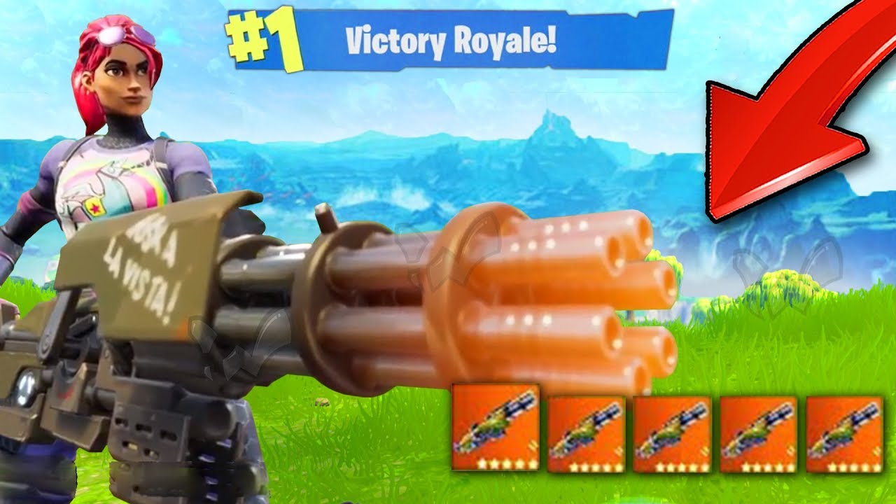 NEW UPDATE MINIGUN TODAY?! (Fortnite Battle Royale) - YouTube