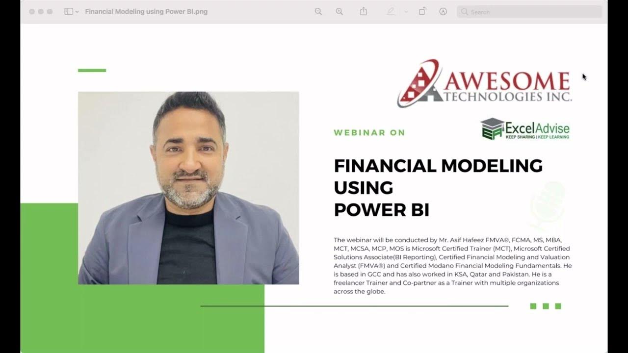 Financial Modeling using Power BI - YouTube