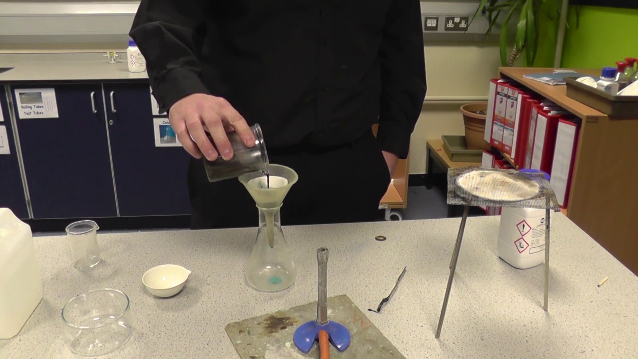 AQA combined Science Required Practical - Soluble salts - YouTube