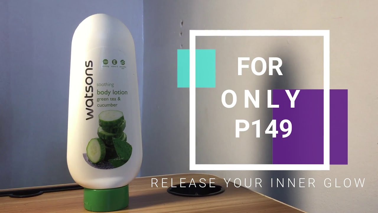WATSONS BODY LOTION | PRODUCT COMMERCIAL - YouTube