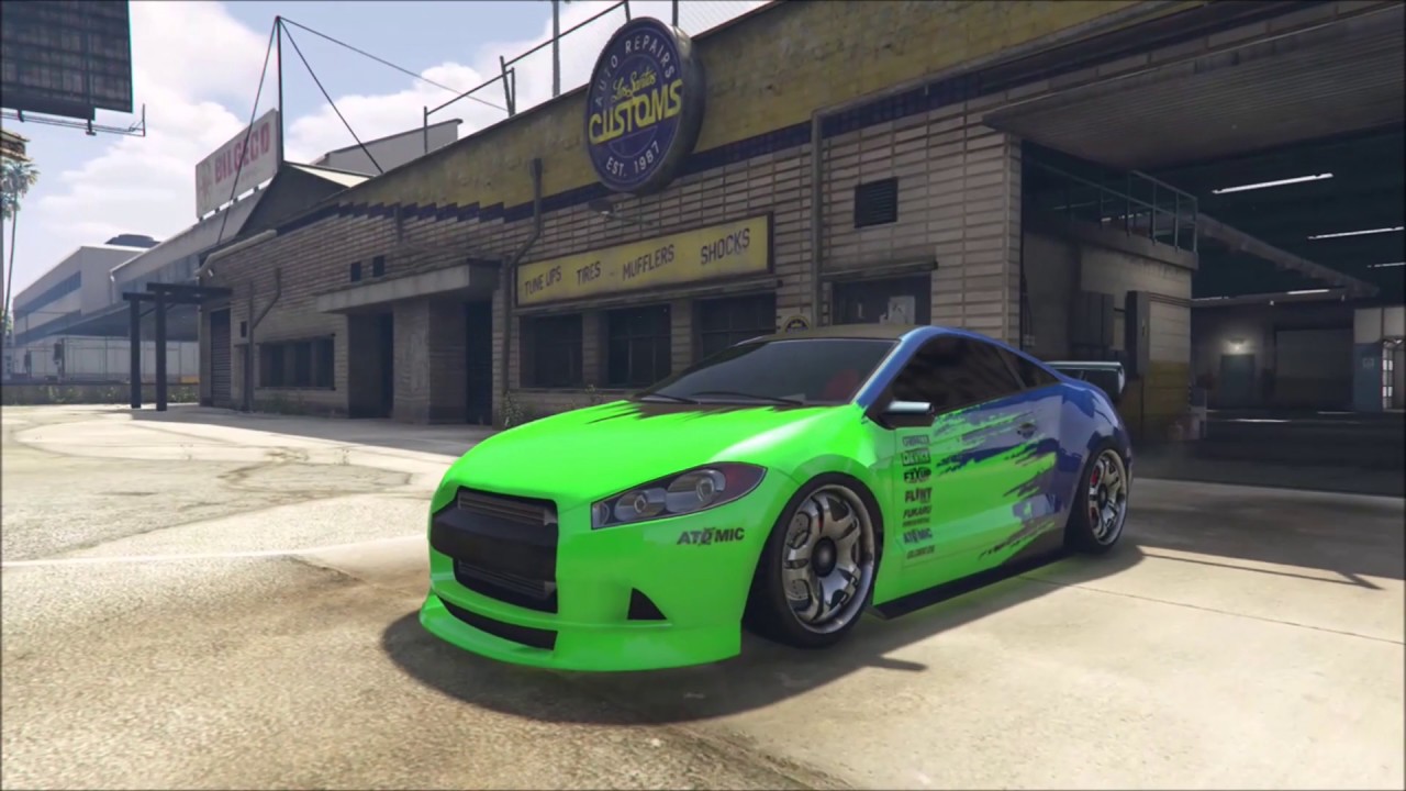 Grand Theft Auto 5 - Customizing Mitsubishi Eclipse (Maibatsu Penumbra ...